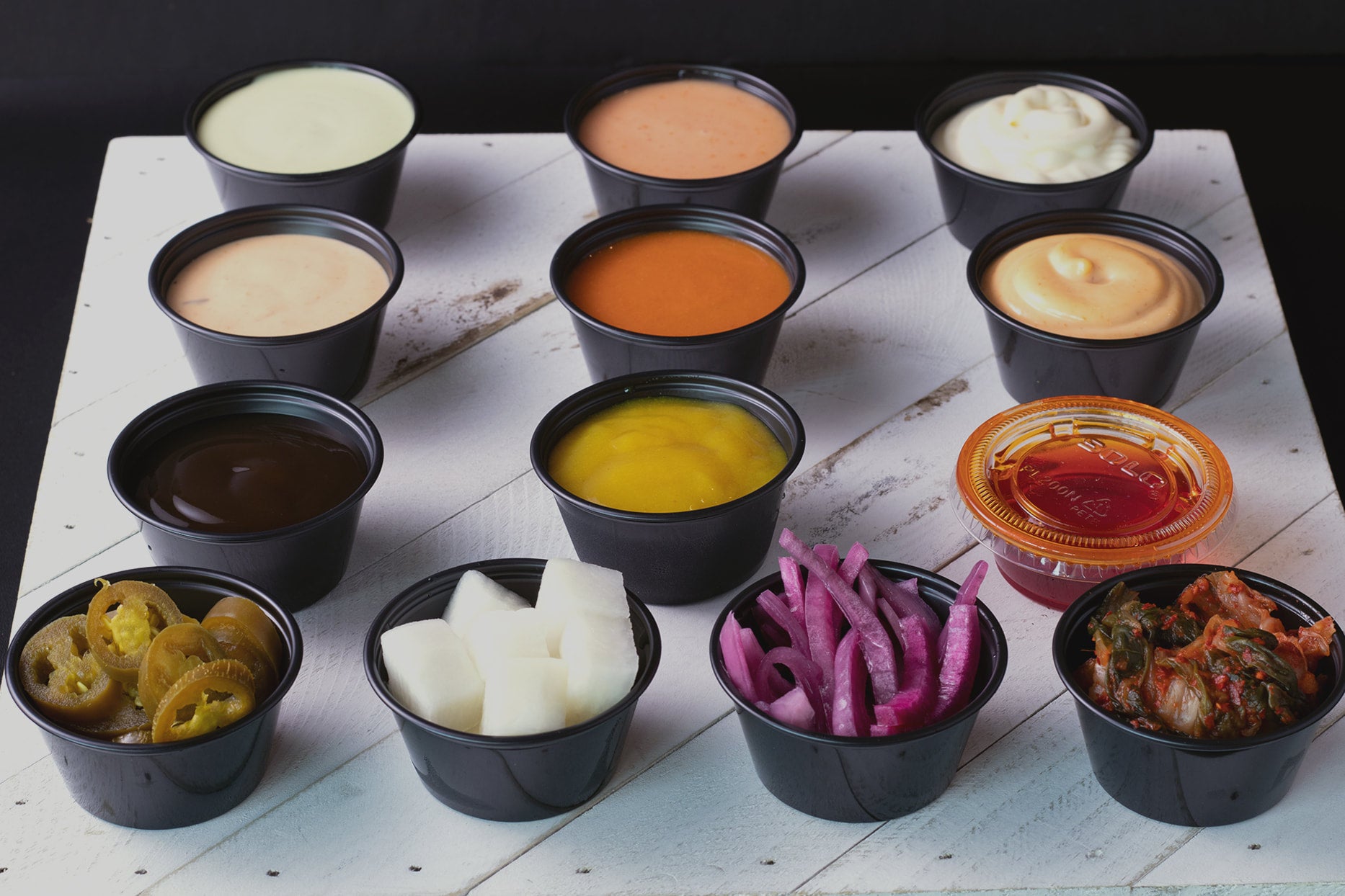 Big Bird Signature Sauces | Kō & Waves