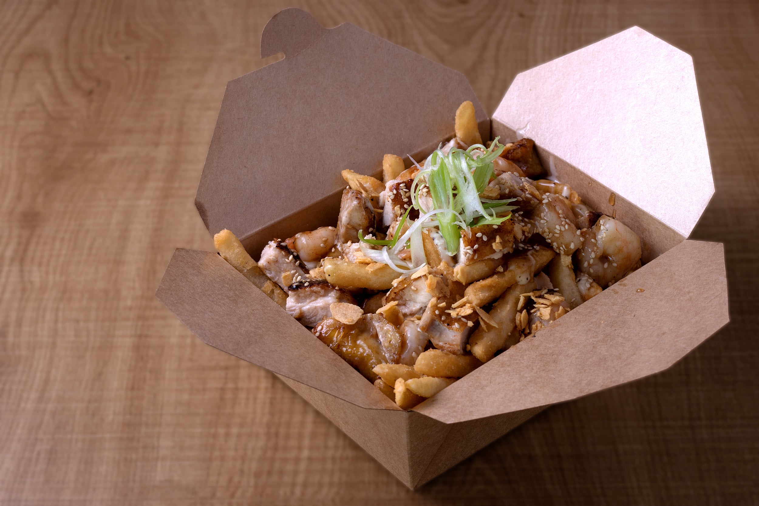 Fries - Honey Garlic Chicken & Shrimp | Kō & Waves